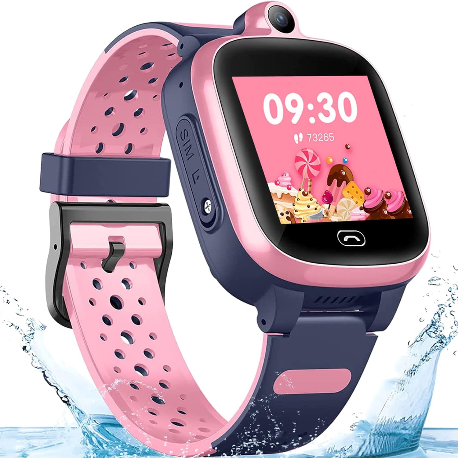 Amazon.com: TEZILON 4G GPS Smartwatch Waterproof Worldwide Real-Time ...