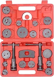 Yuhtech Brake Caliper Rewind Tool, 22 Pcs Universal Disc Brake Caliper ...