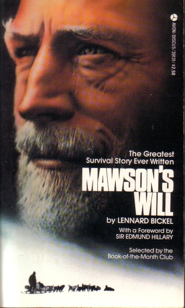 Mawson's Will: Bickel, Lennard: 9780380391318: Amazon.com: Books