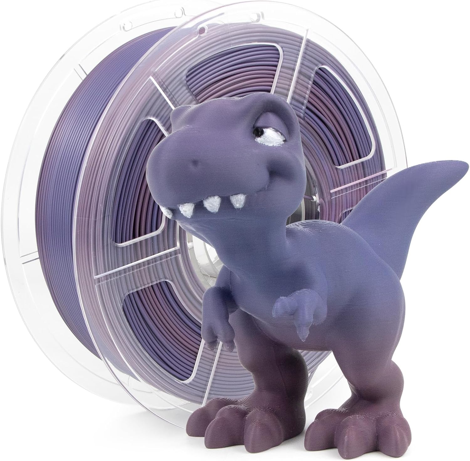 Amazon.com: iSANMATE PLA+ Rainbow Filament, Matte Gradient Multicolors ...