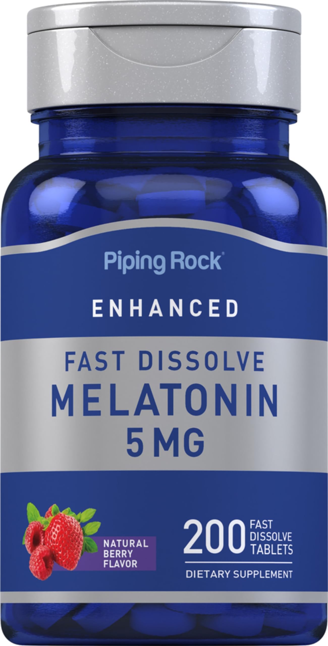 Amazon.com: Melatonin 5mg Fast Dissolve | 180 Vegetarian Tablets ...