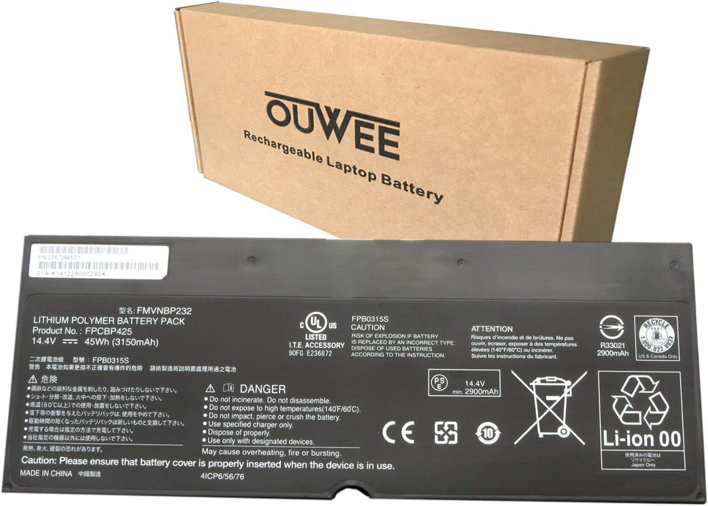 Amazon.com: RDSJ FPCBP373 FMVNBP222 Laptop Battery for Fujitsu LifeBook ...