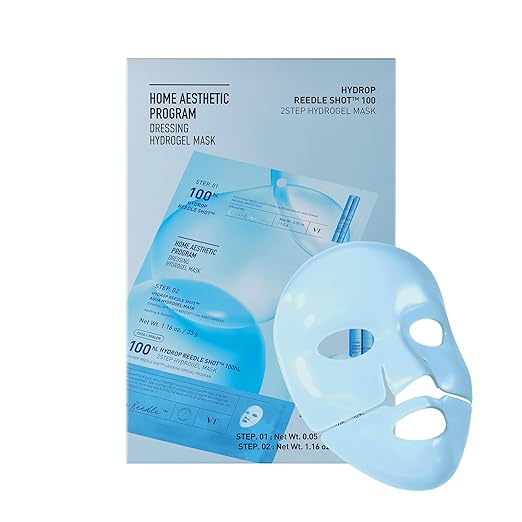 Amazon.com : VT COSMETICS Hydrop Reedle Shot 100hl 2-Step Hydrogel Mask ...