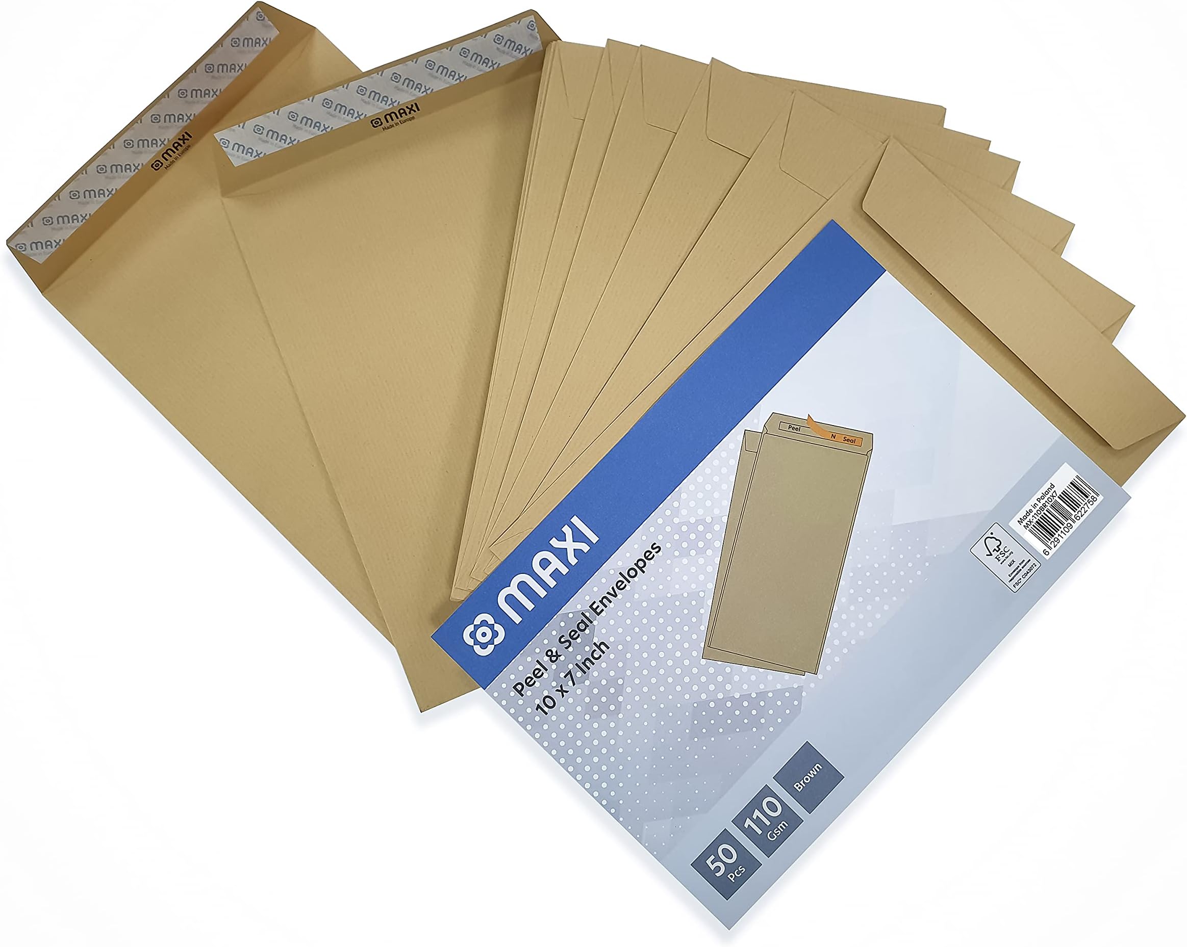 Envelope A4 Brown Pack of 50 Pieces : Amazon.ae: Office Products