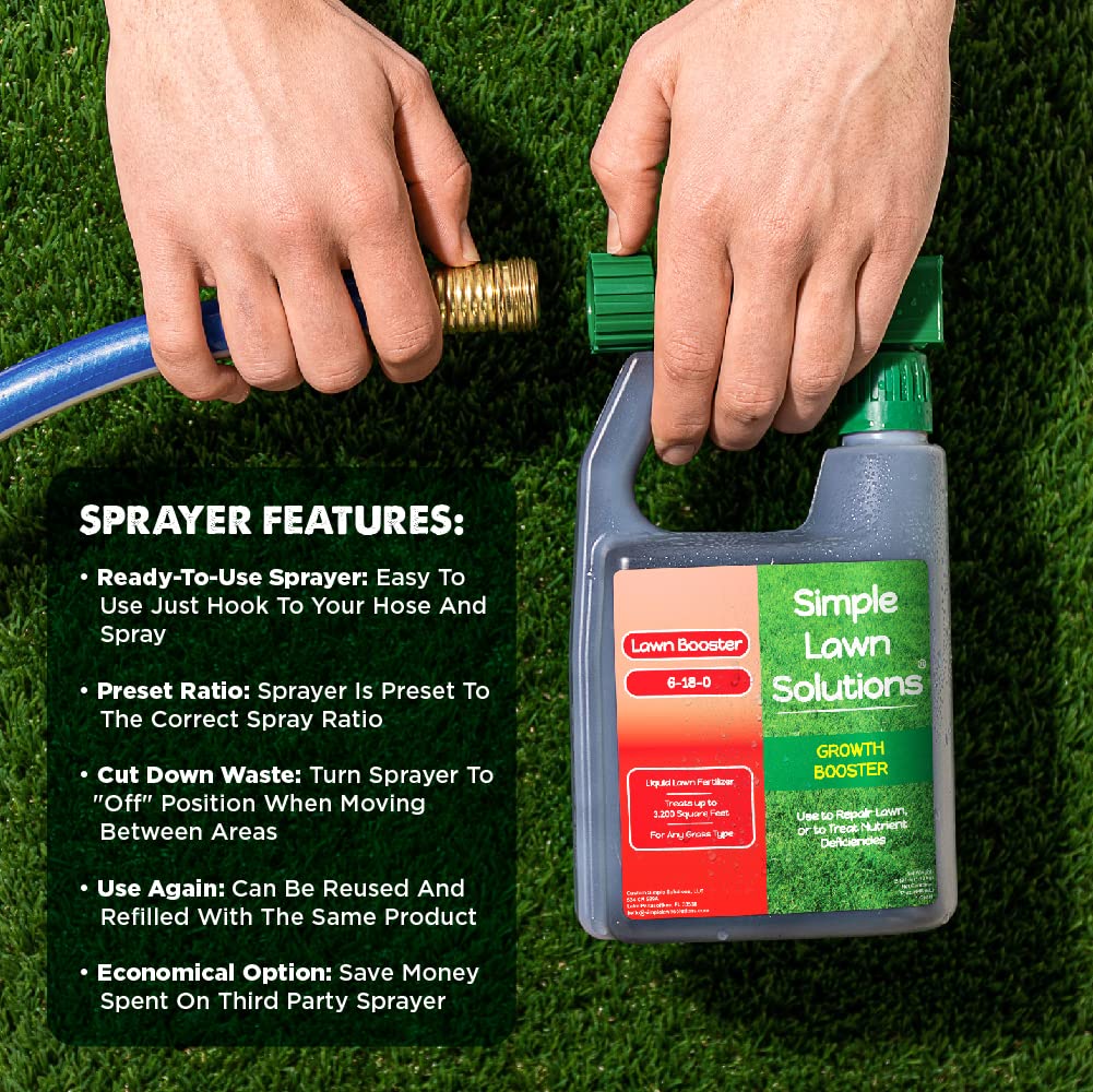 Extreme Grass Growth Lawn Booster- Liquid Spray Concentrated Starter ...