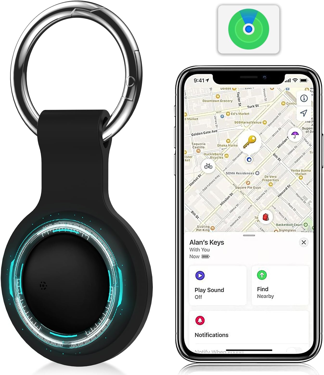 ICOO AirTags,Tracker Smart Tracker,Working with Apple Find My. Perfect ...