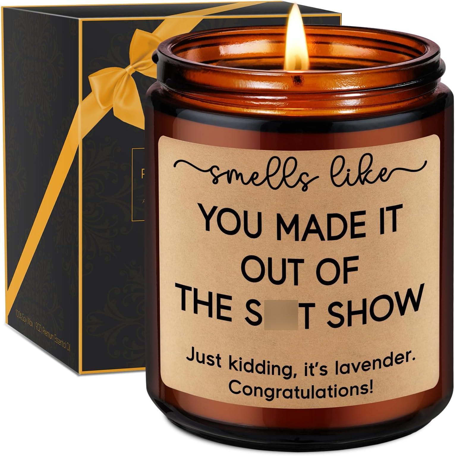 Amazon.com: Miracu You Made It Candle - Congratulations, Retirement ...
