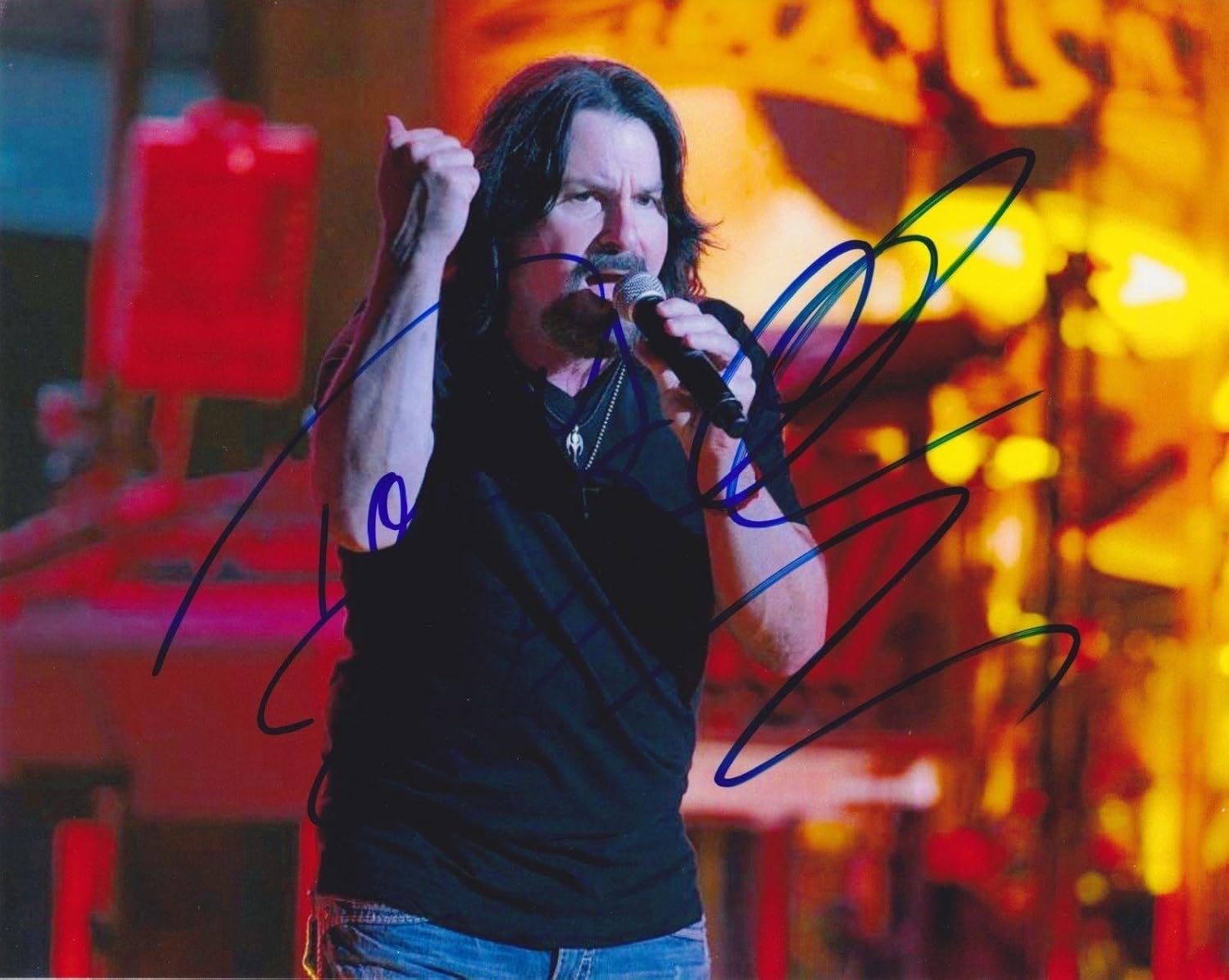 Tommy DeCarlo Signed Autographed 8x10 Photo Boston Band Lead Singer ...