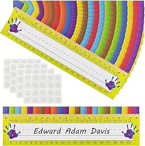 Amazon.com: 60 Pc Name Tags for Classroom, Desk Name Tags Classroom ...