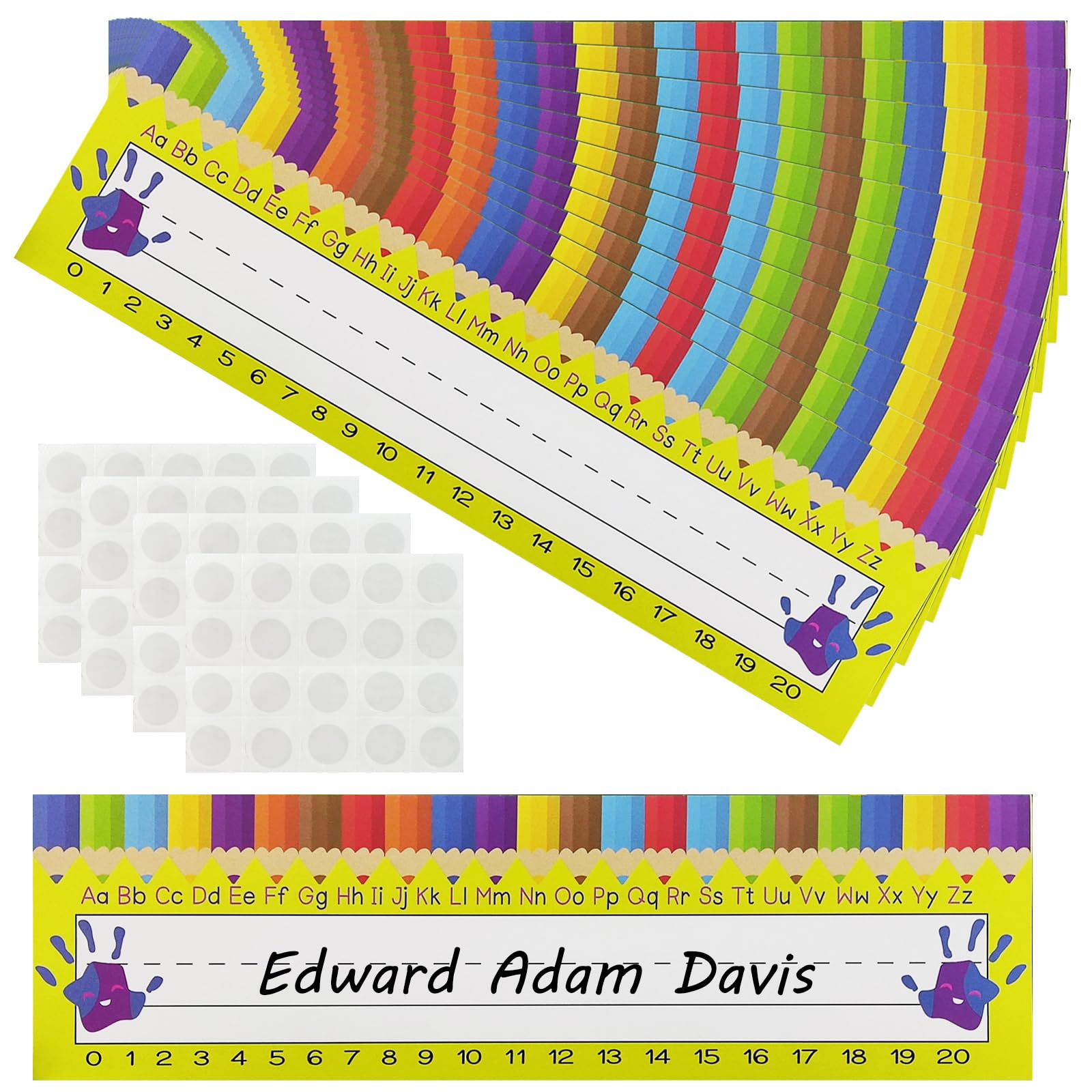Snapklik.com : 60 Pc Name Tags For Classroom, Desk Name Tags Classroom ...