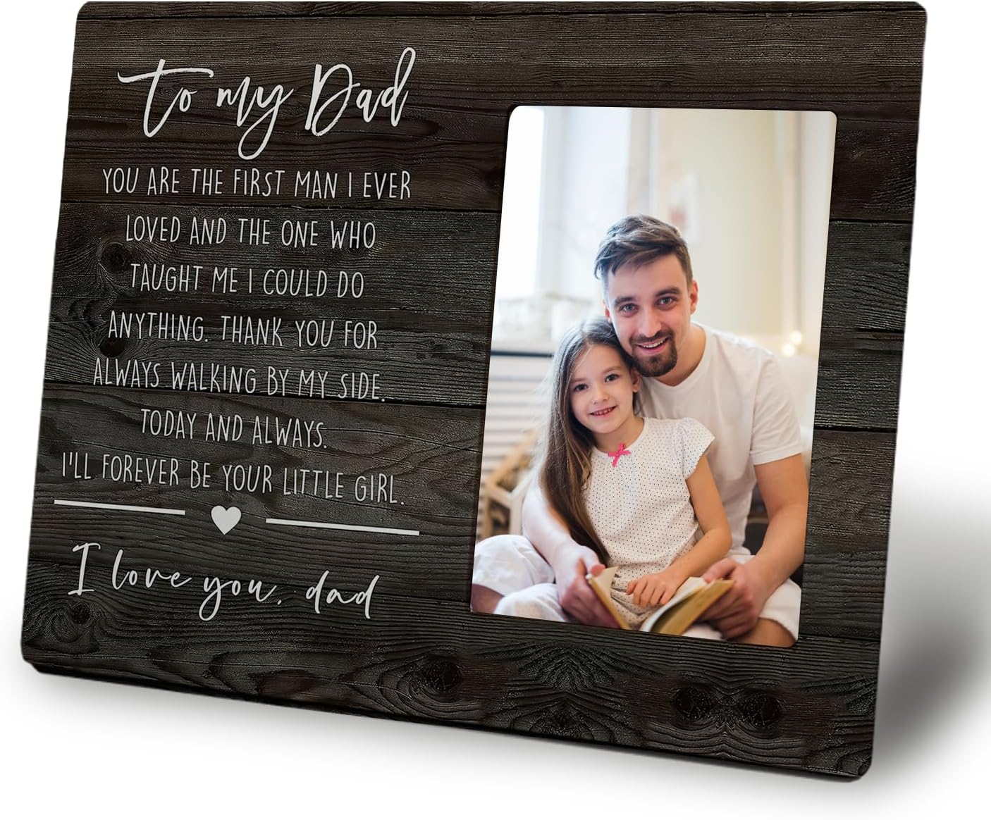 Amazon.com - XJF Best Dad Gifts Picture Frame, Father's Day, Birthday ...