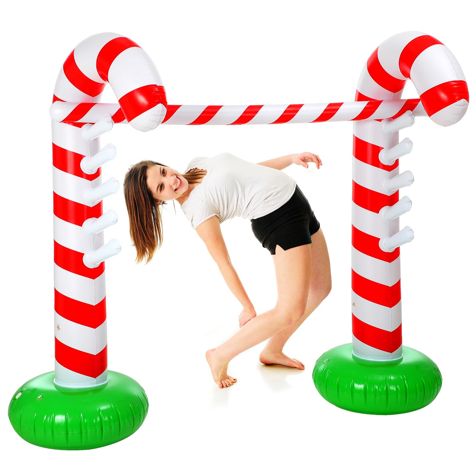 Amazon.com: Jenaai Christmas Inflatable Limbo Game Inflatable Candy ...