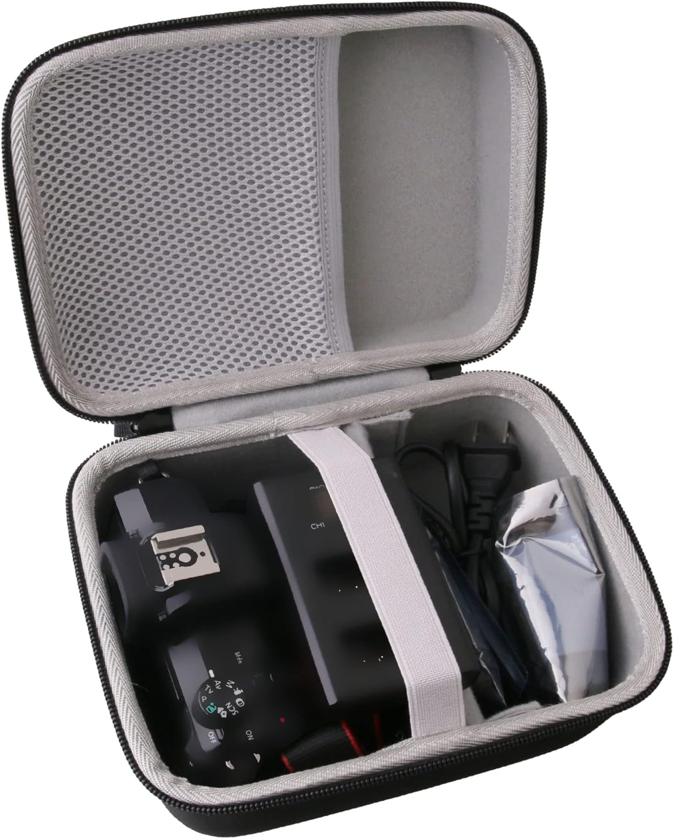 Amazon.com : Medium Soft Padded Digital SLR Camera Travel Case/Bag for ...