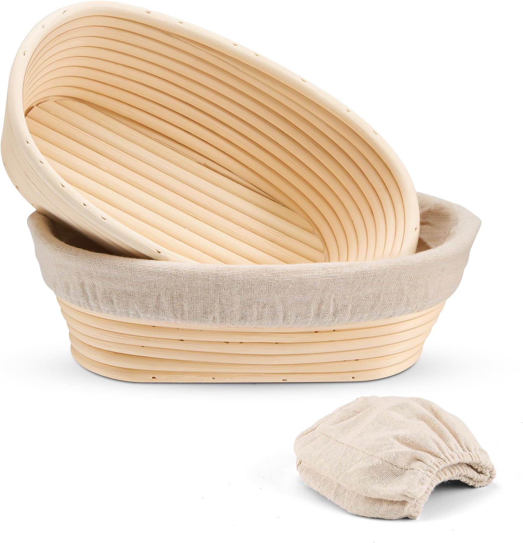 Amazon.com: Saint Germain Bakery Premium Round Bread Banneton Basket ...