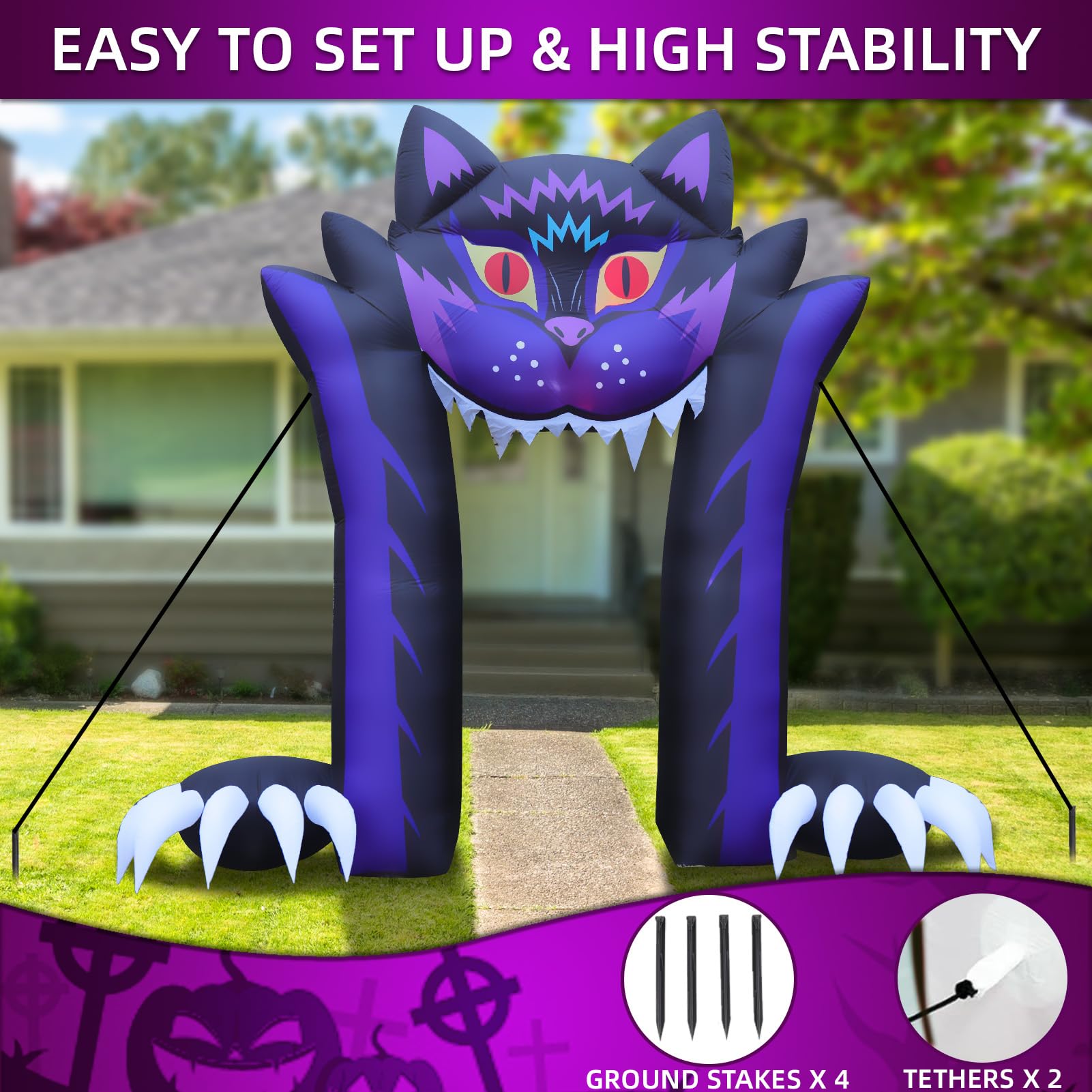 Snapklik.com : 10FT Halloween Inflatable Outdoor Decoration Halloween ...