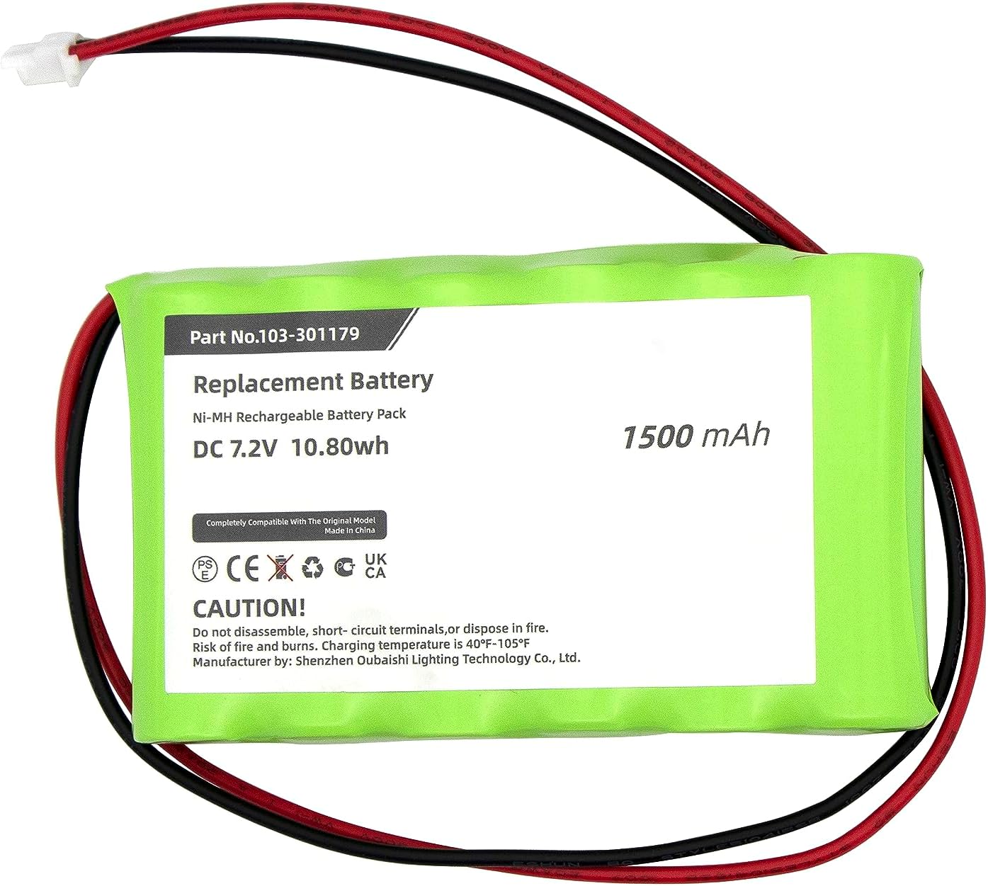300-03864-1 Replacement Battery for Honeywell ADEMCO ADT ADI Walynx ...