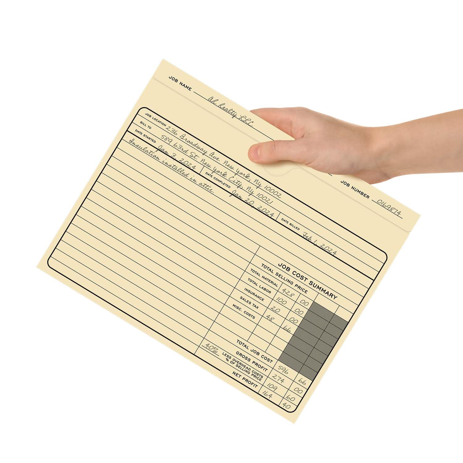 Job Folders Preprinted Job Folders File Jacket Legal File Folders Next ...