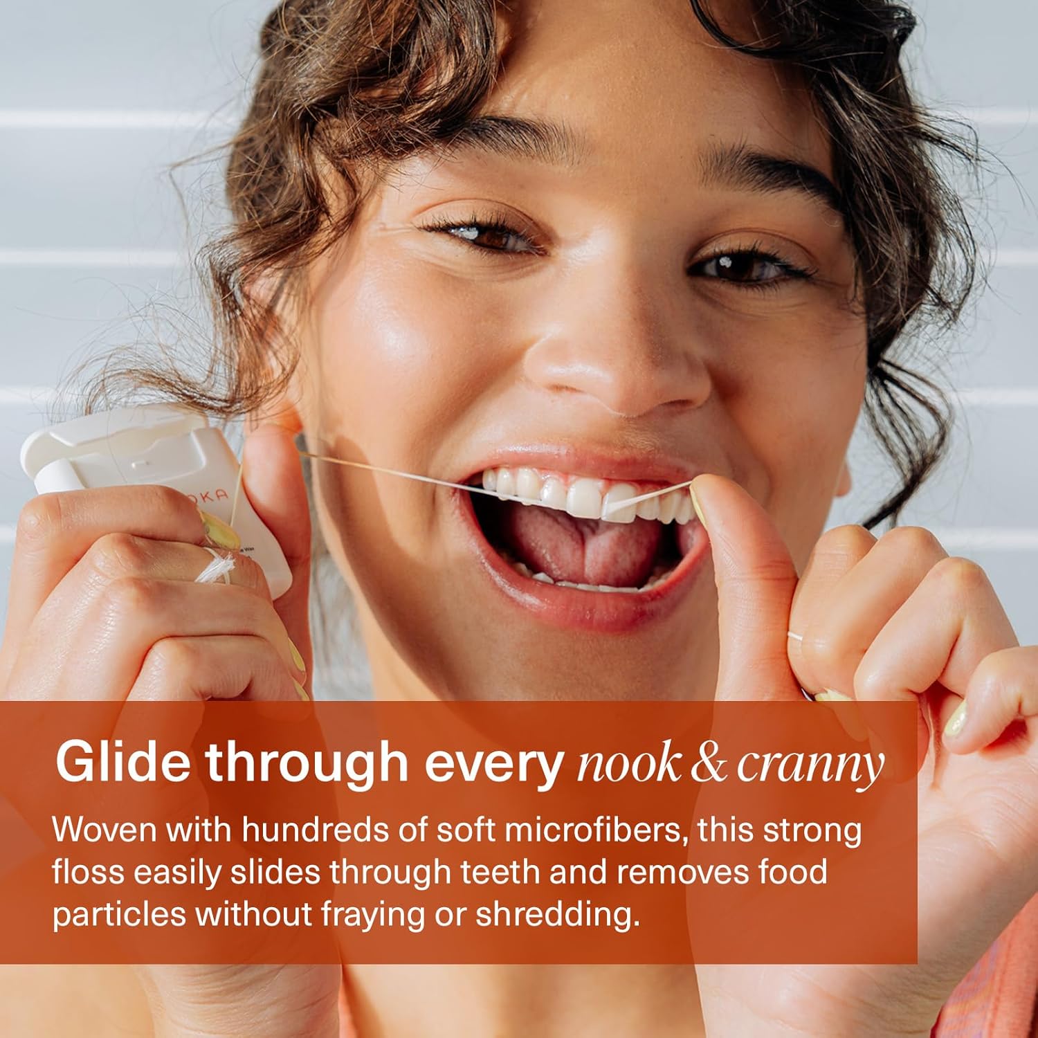 Boka Cinna Mint Woven Dental Floss, Made from Natural Vegetable Wax ...