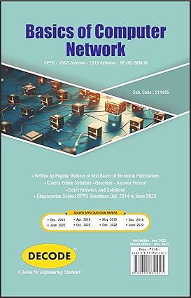 Amazon.in: Buy Basics of Computer Network for SPPU 19 Course (SE - III ...