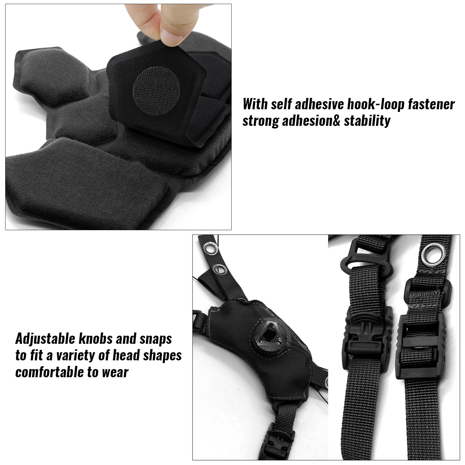 Snapklik.com : Tactical Helmet Pads And Helmet Chin Strap Replacement ...