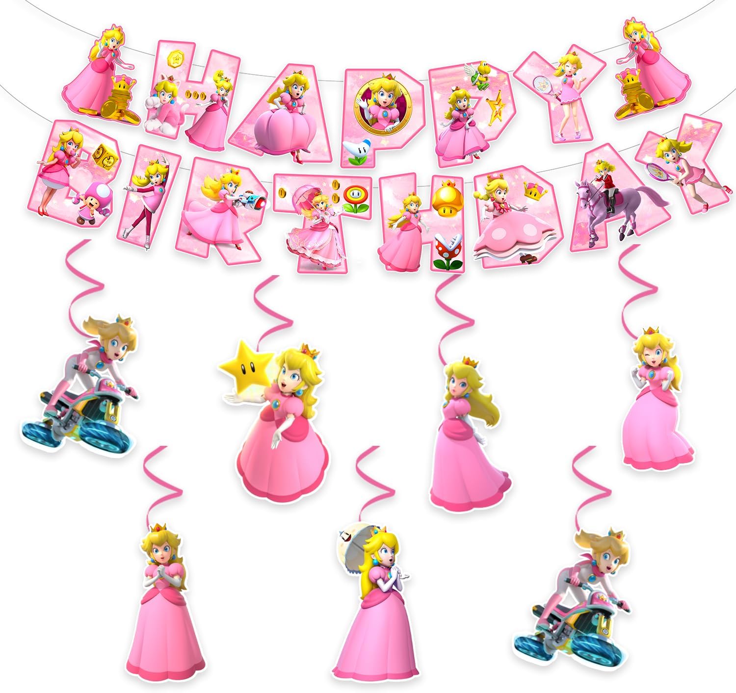 Amazon.com: Peach Porch Sign Door Hanging Banner, Peach Birthday Party ...