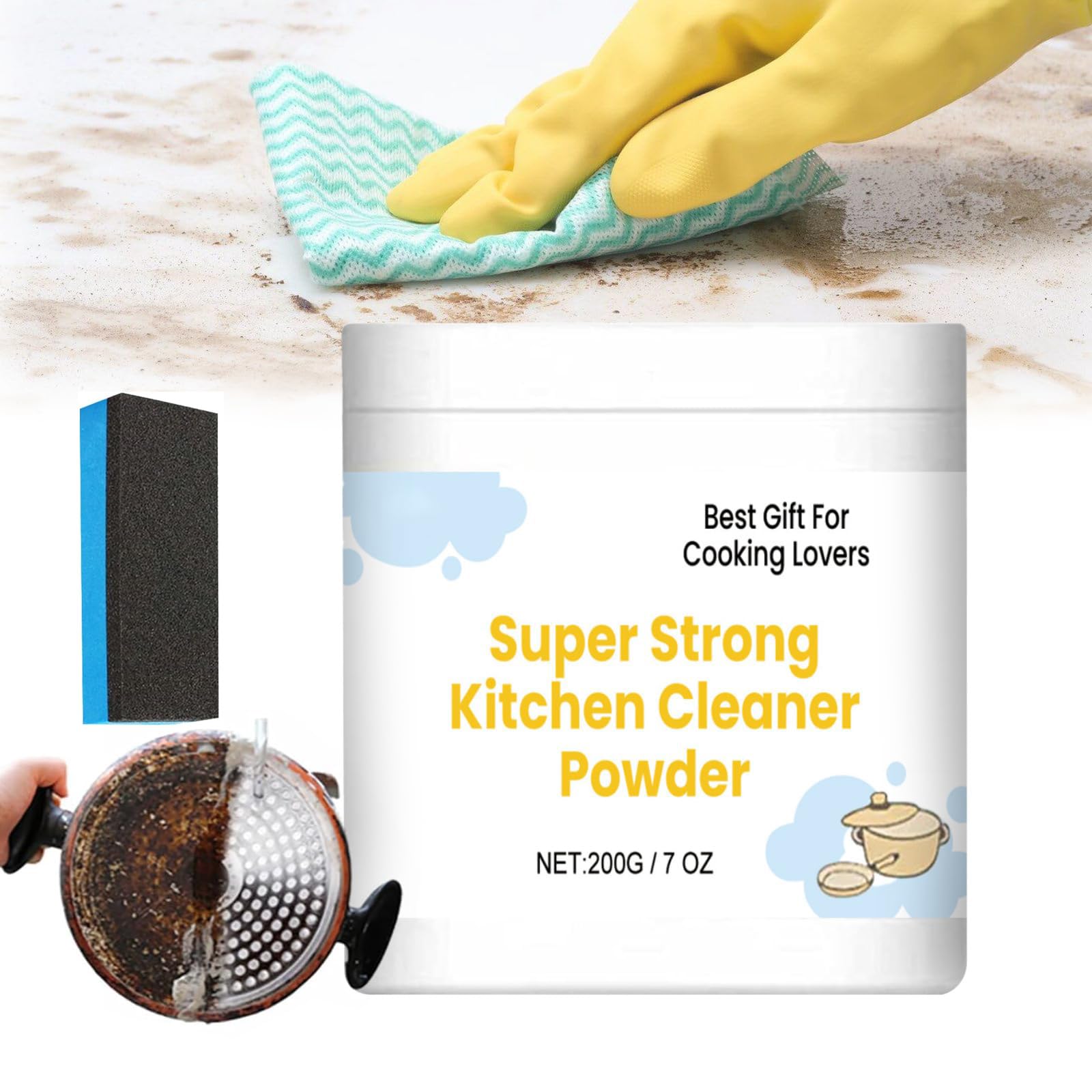 Amazon.com: DyKay Super Strong Kitchen Cleaner Powder, Heavy Kitchen ...