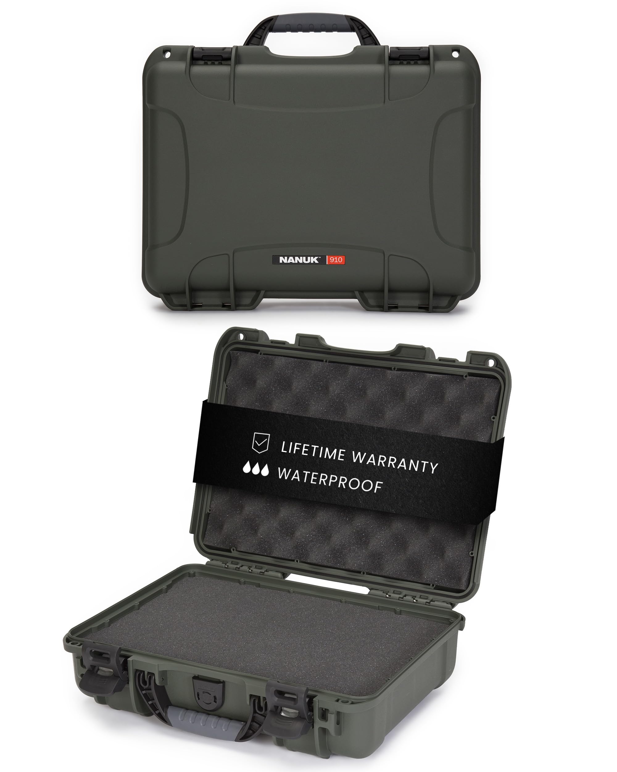 Amazon.com: NANUK 910 Hard Case with Customizable Cubed Foam, IP67 ...