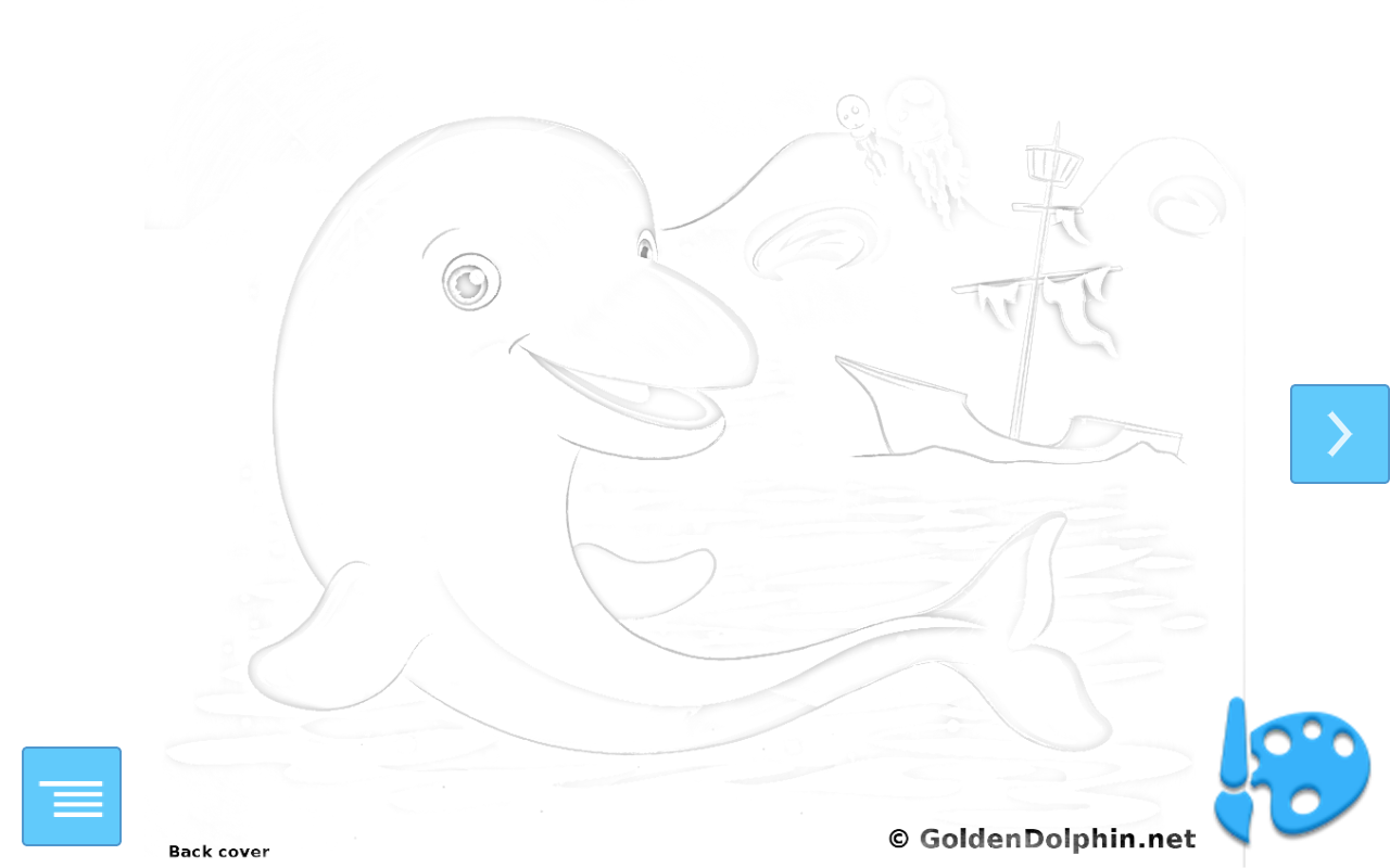 The Golden Dolphin Free Coloring App - App on Amazon Appstore