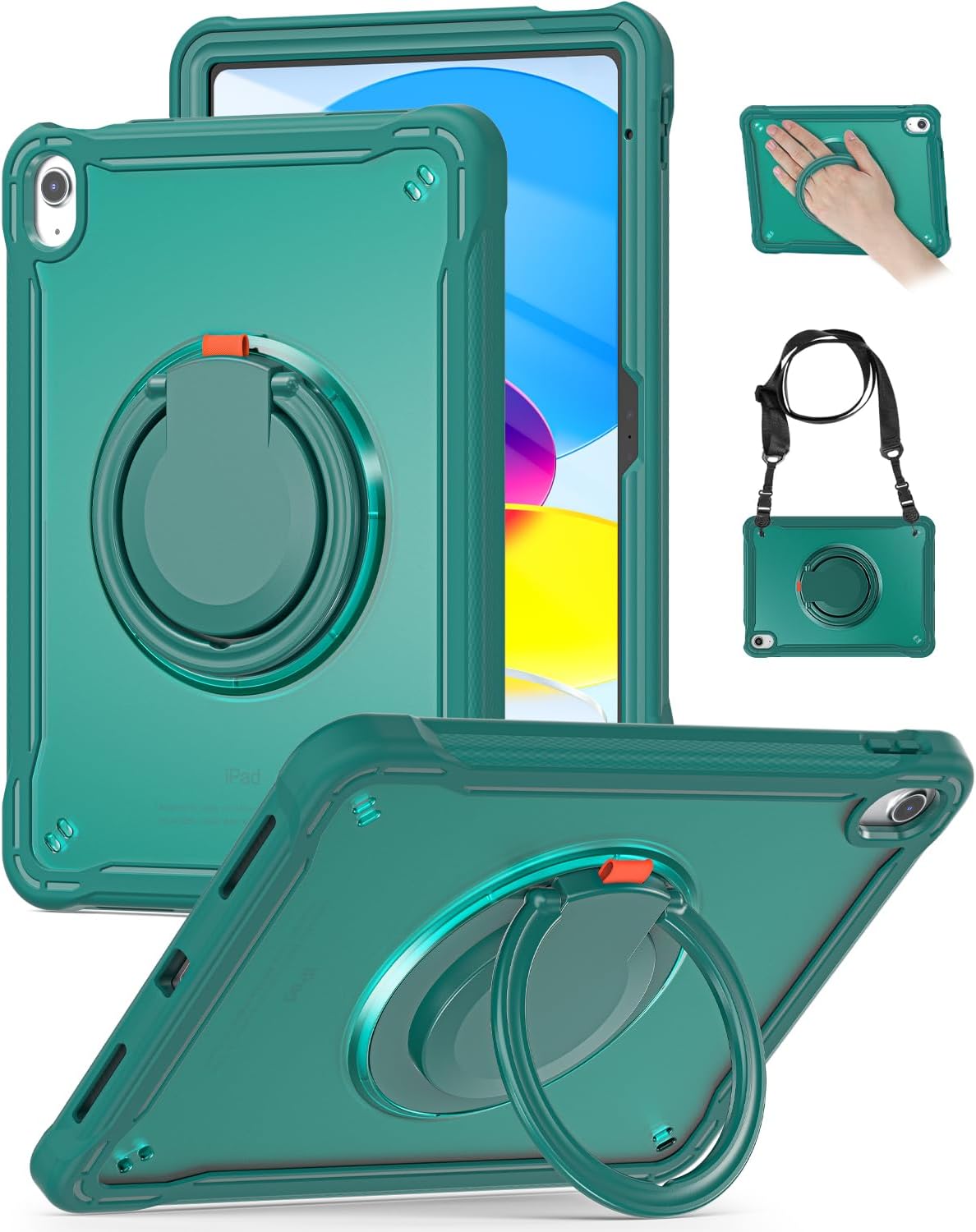 Amazon.com: BRAECN for iPad (A16) 11th/10th Generation Case 2025/10.9 ...