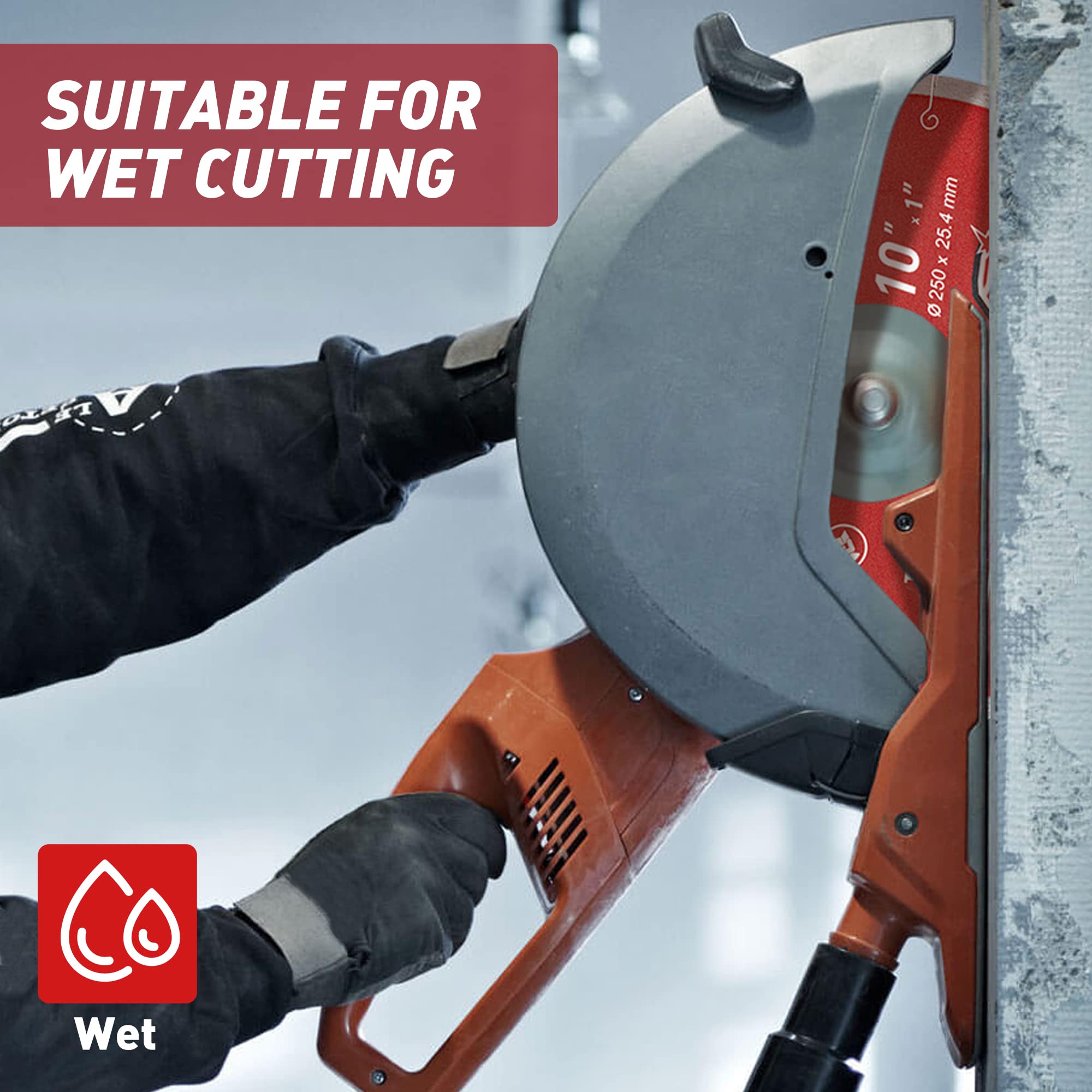 Snapklik.com : EZARC 10 Inch Diamond Saw Blade, Advanced Ceramic ...