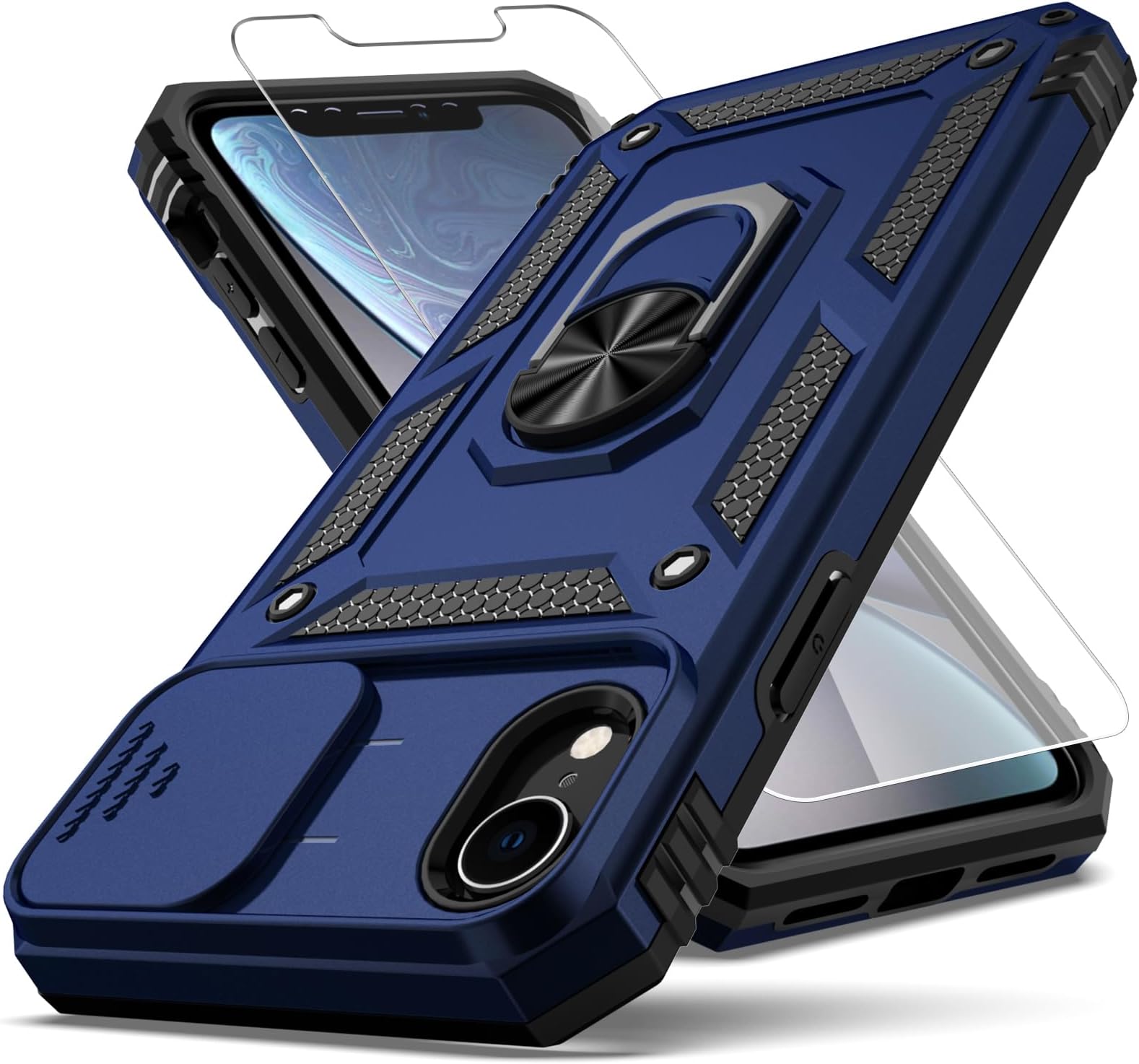 Amazon.com: SunStory Compatible with iPhone XR Case with HD Screen ...