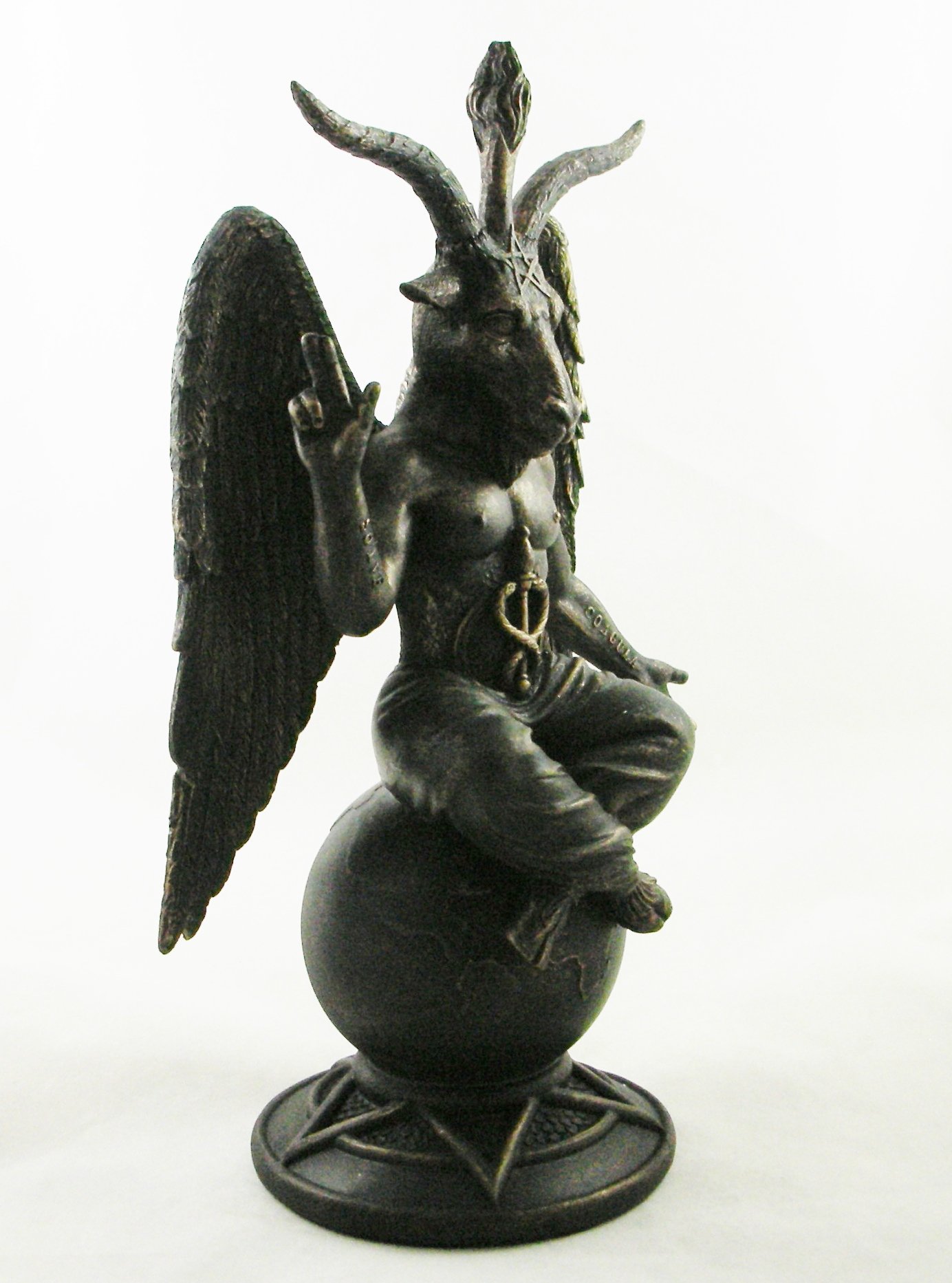 Buy Pacific Giftware Baphomet Figurine Satanic Demon Occult Goat of ...