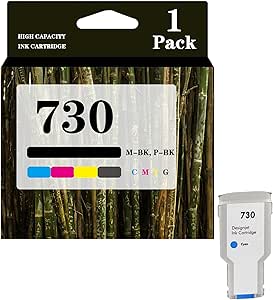 Amazon.com: 730 Ink Cartridge for HP 730 Ink Cartridges Works with for HP DesignJet T1600 T1700 ...