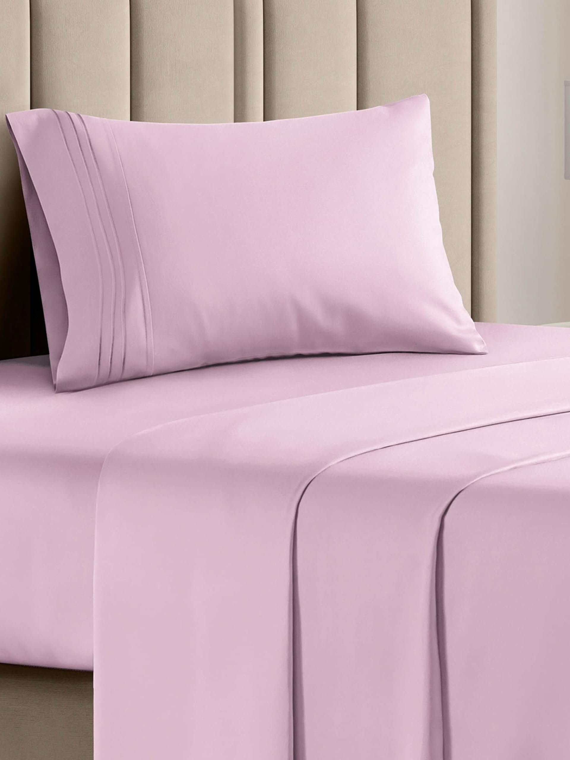Twin XL Size 3 Piece Sheet Set - Comfy Breathable & Cooling Sheets ...