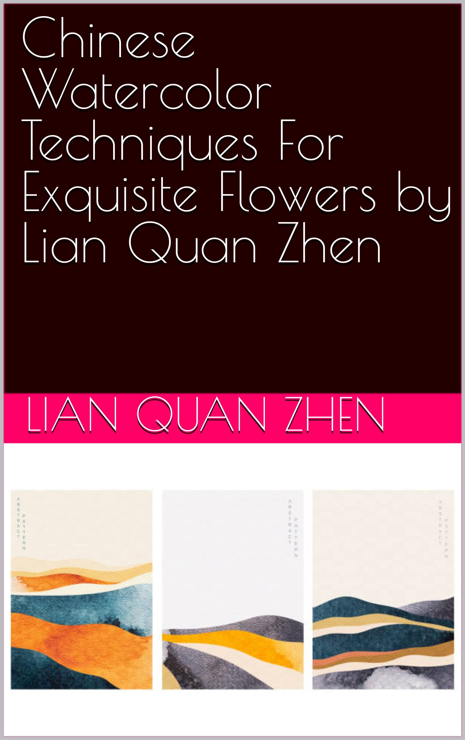 Watercolor Lian Quan Zhen Chinese Landscape