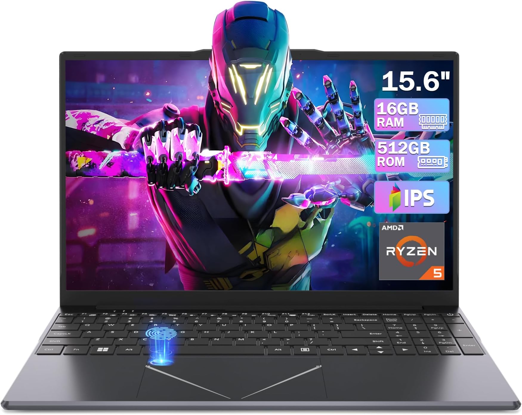 LEEDOW Laptop PC 16GB RAM LPDDR4 512GB SSD PC 15.6 inch UHD Netbook ...
