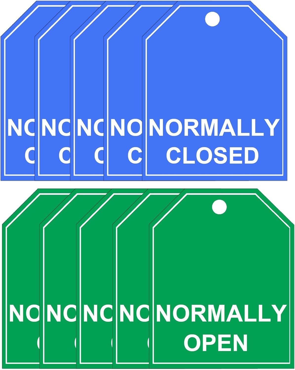 Amazon.com: Main Shut Off Valve Tags Plastic Valve Identification Tag ...