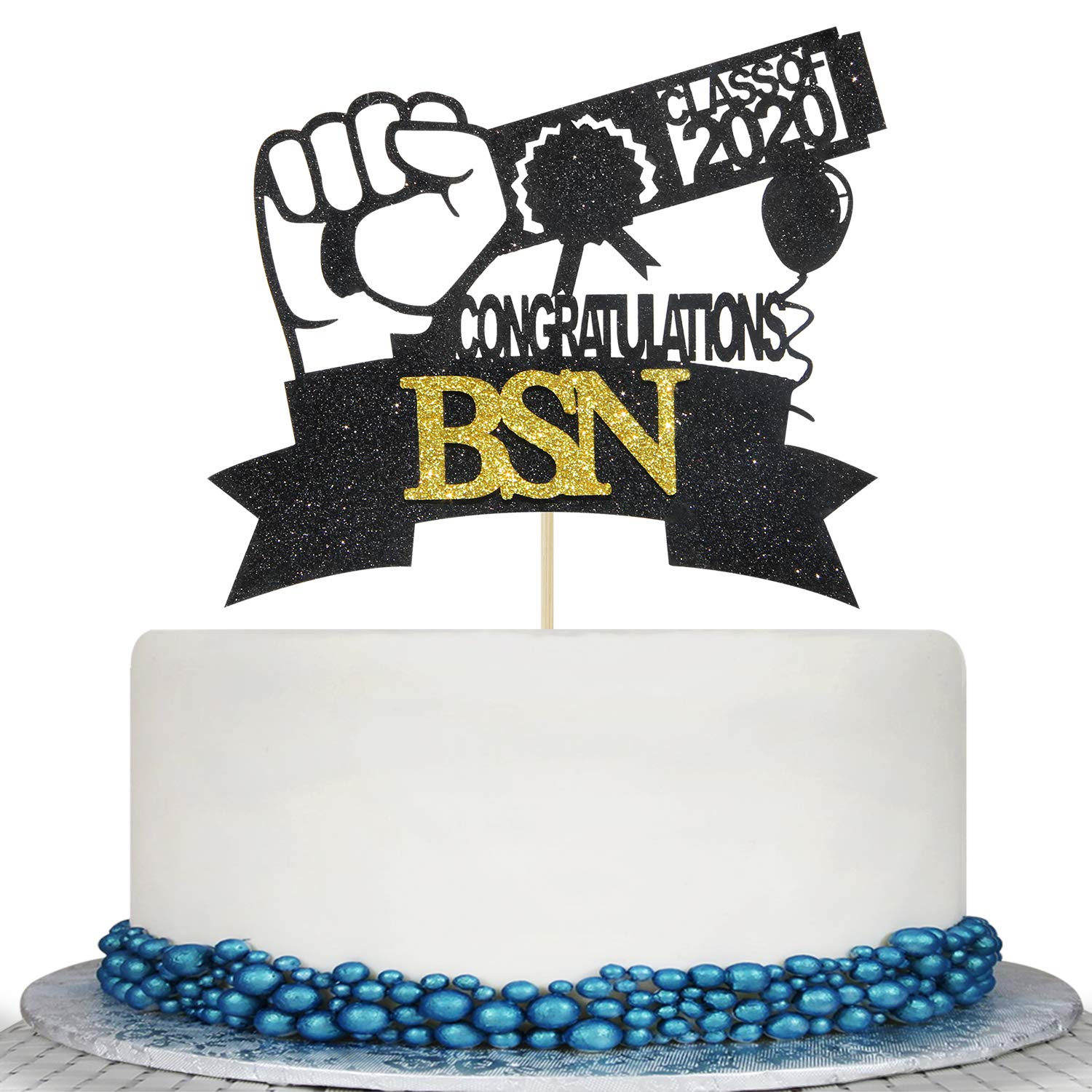 Class Of 2021 Congratulations Bsn Cake Topper High School College ...