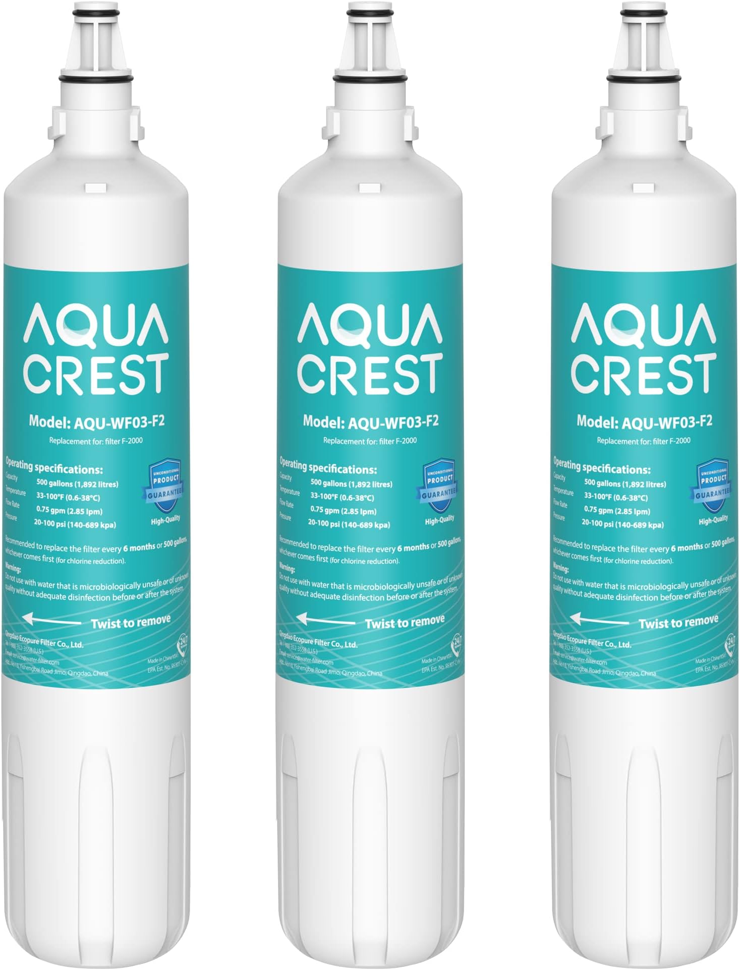 Environmental Water Systems, F.Set.SS-2.5, Replacement Filter Set For ...