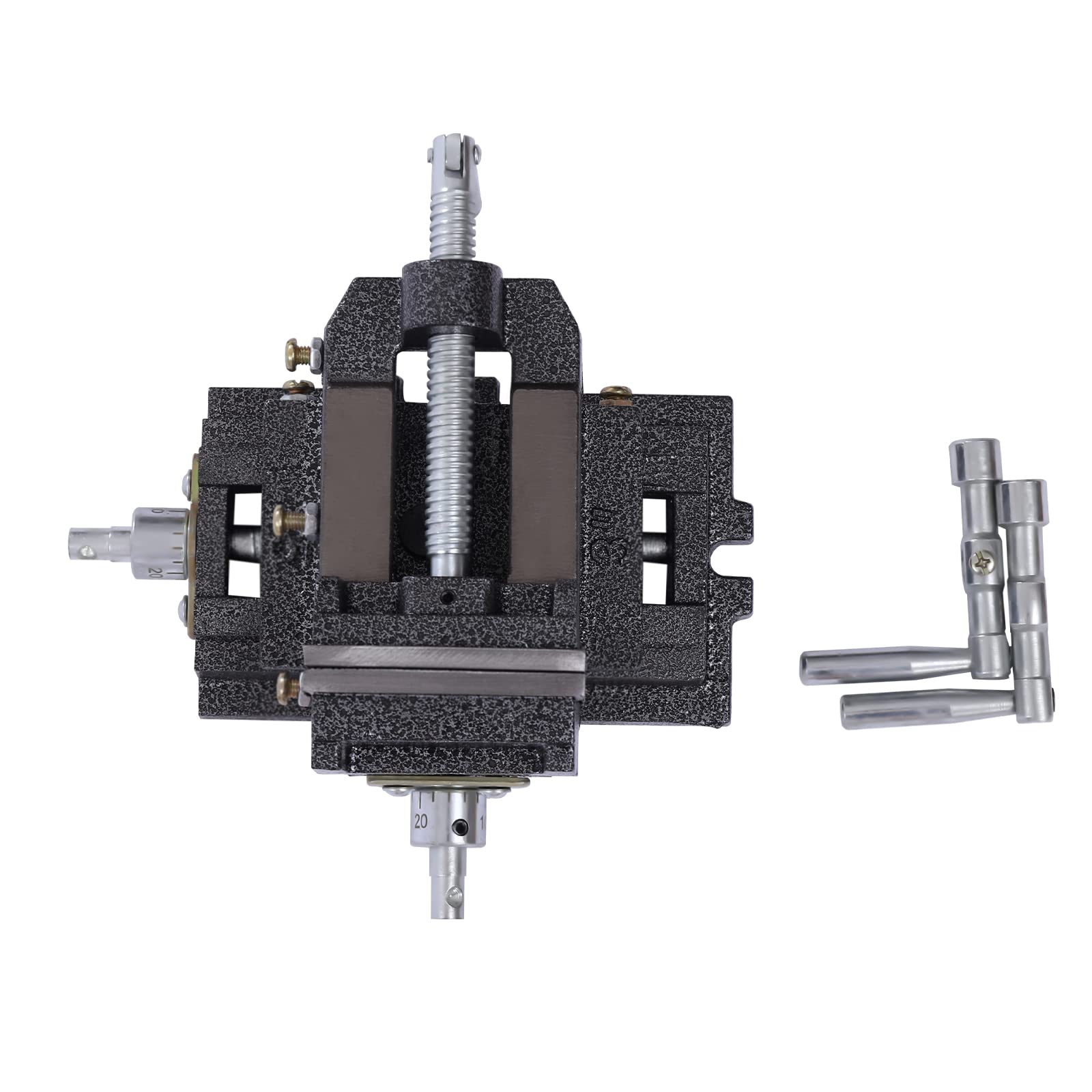 3-Inch Drill Press X-Y Compound Vise 2 Way Heavy Duty Cross Slide Vise ...