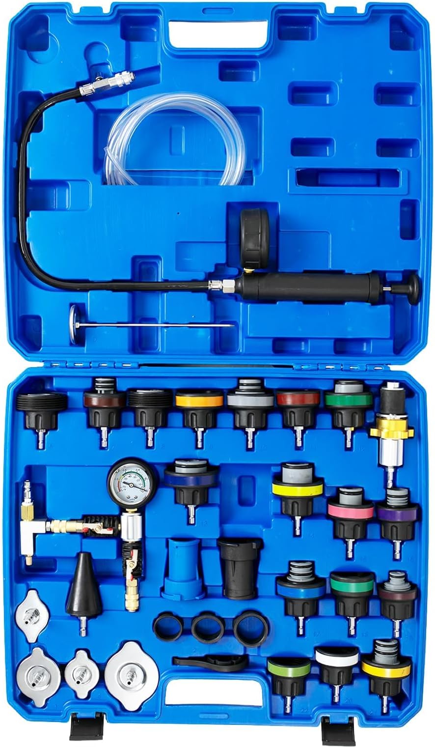 Amazon.com: Punmew Coolant Pressure Tester Kit 34pcs Universal Radiator ...
