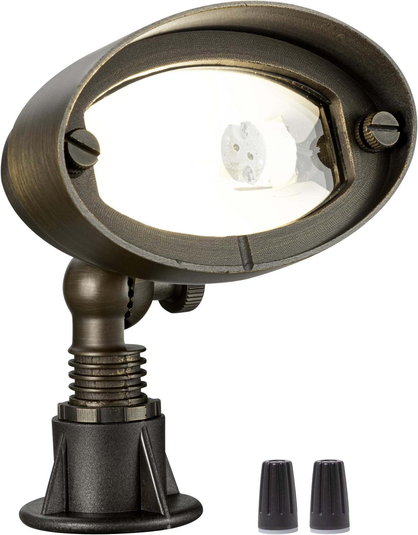 Gardenreet Brass Flood Lights Outdoor, 12V Low Voltage Outdoor Security ...