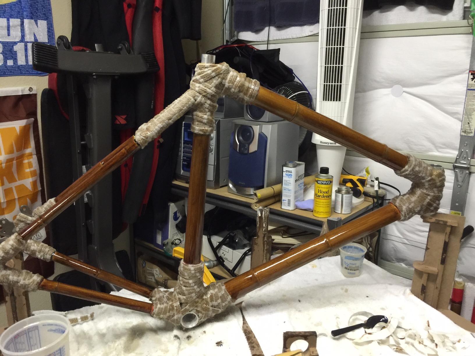 Amazon.com : bamboobee - Build It Yourself Bamboo Bike Frame Kit - 67 ...