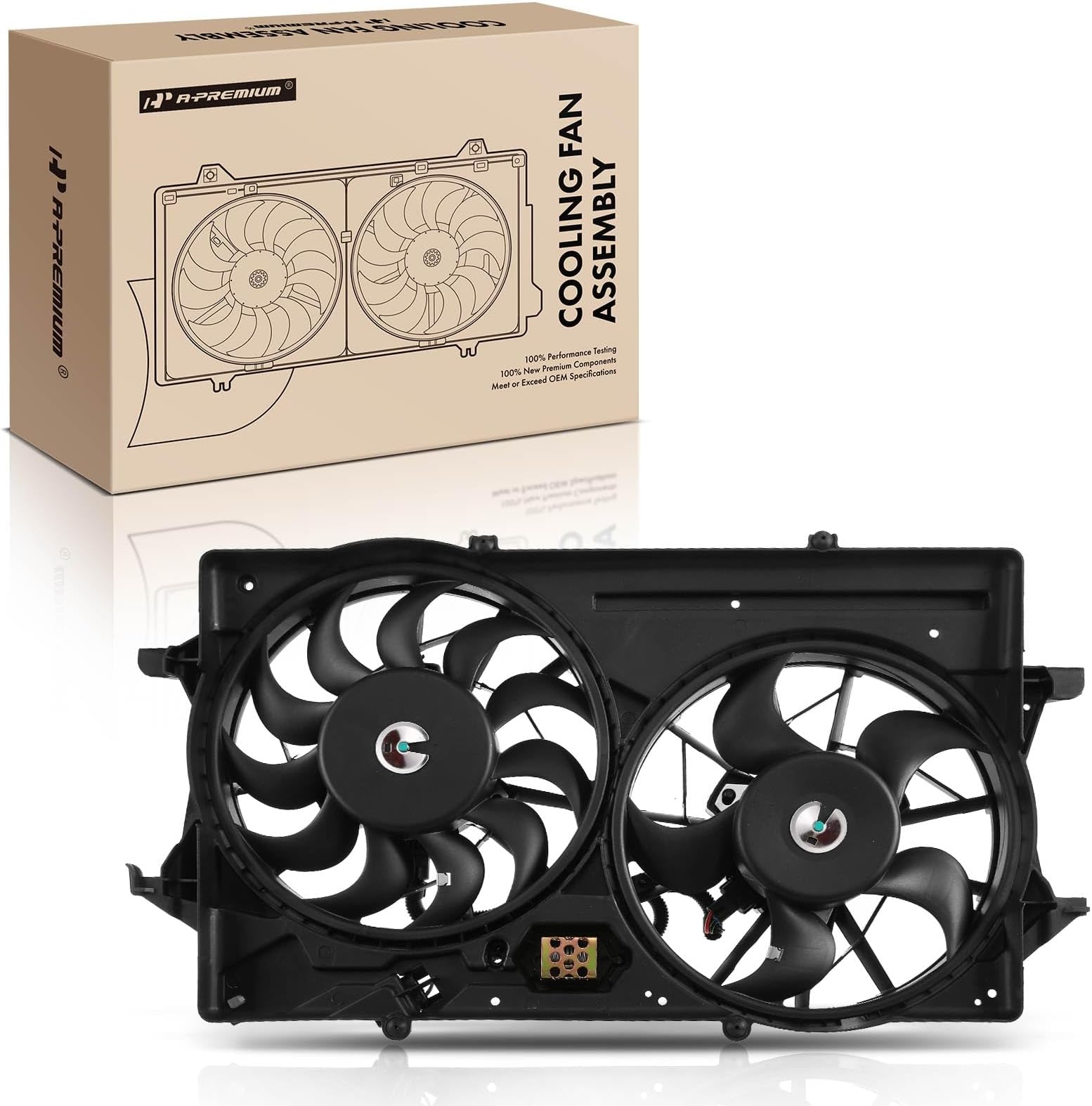 Amazon.com: A-Premium Engine Radiator Cooling Fan Assembly Compatible ...