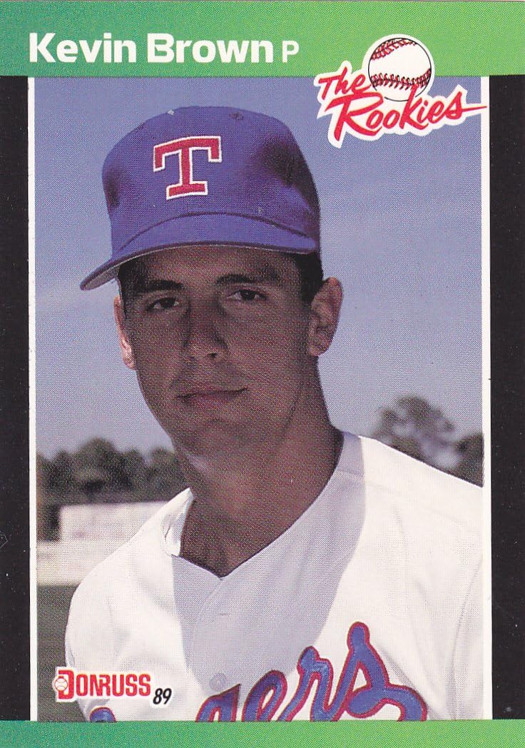 Amazon.com: 1989 DONRUSS KEVIN BROWN RC ROOKIE CARD : Sports & Outdoors