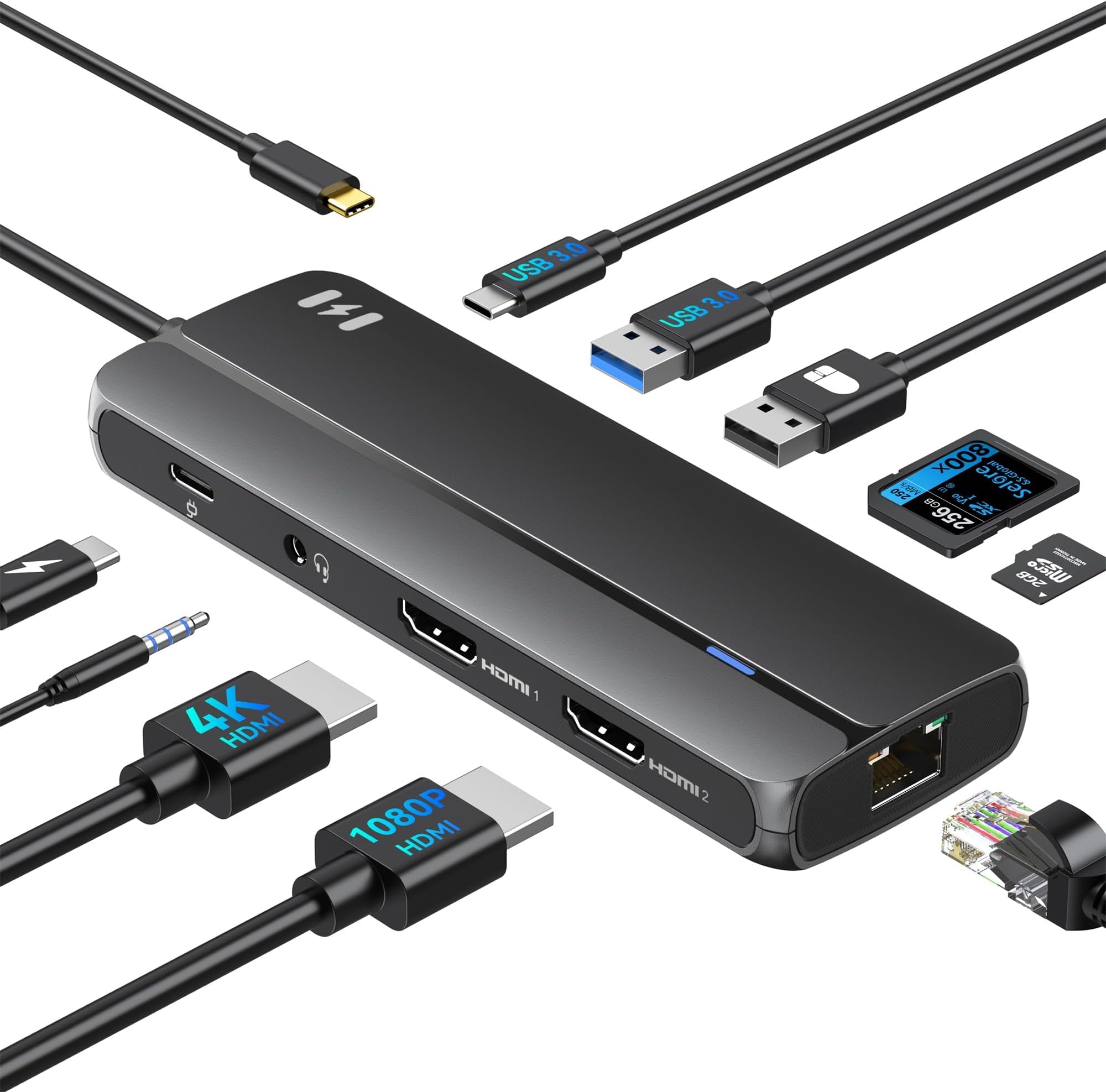 StarTech.com USB 3.0 Docking Station with HDMI and DVI/VGA - Dual ...