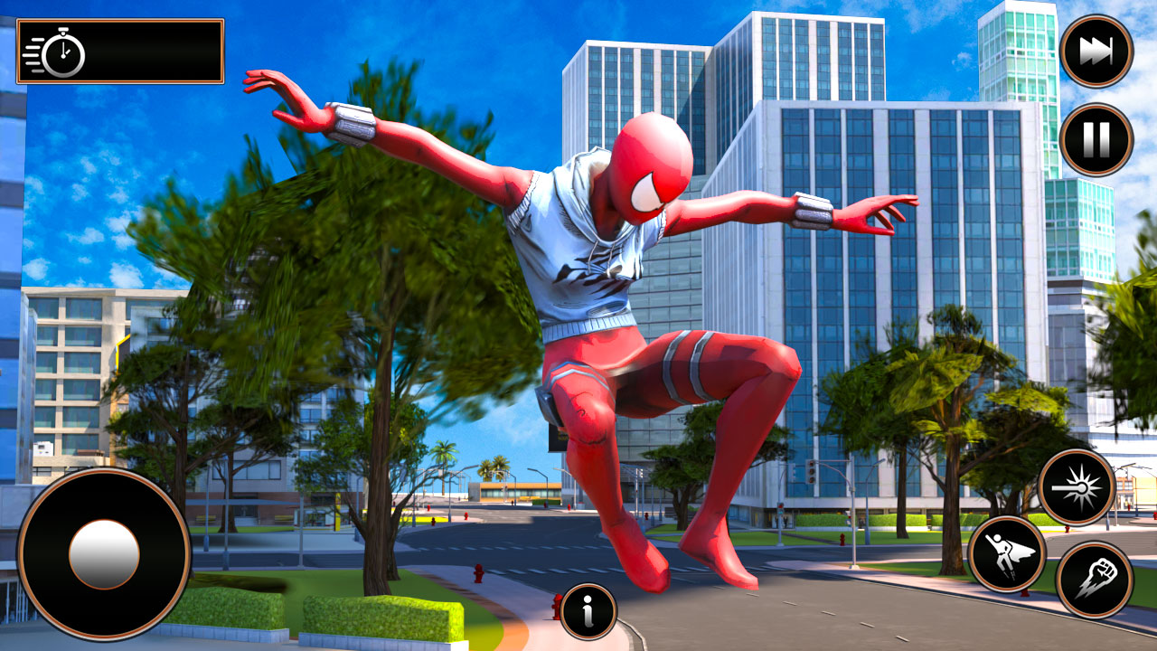 Super City Flying Spider Rope Hero Games: Real Open World Fighting ...