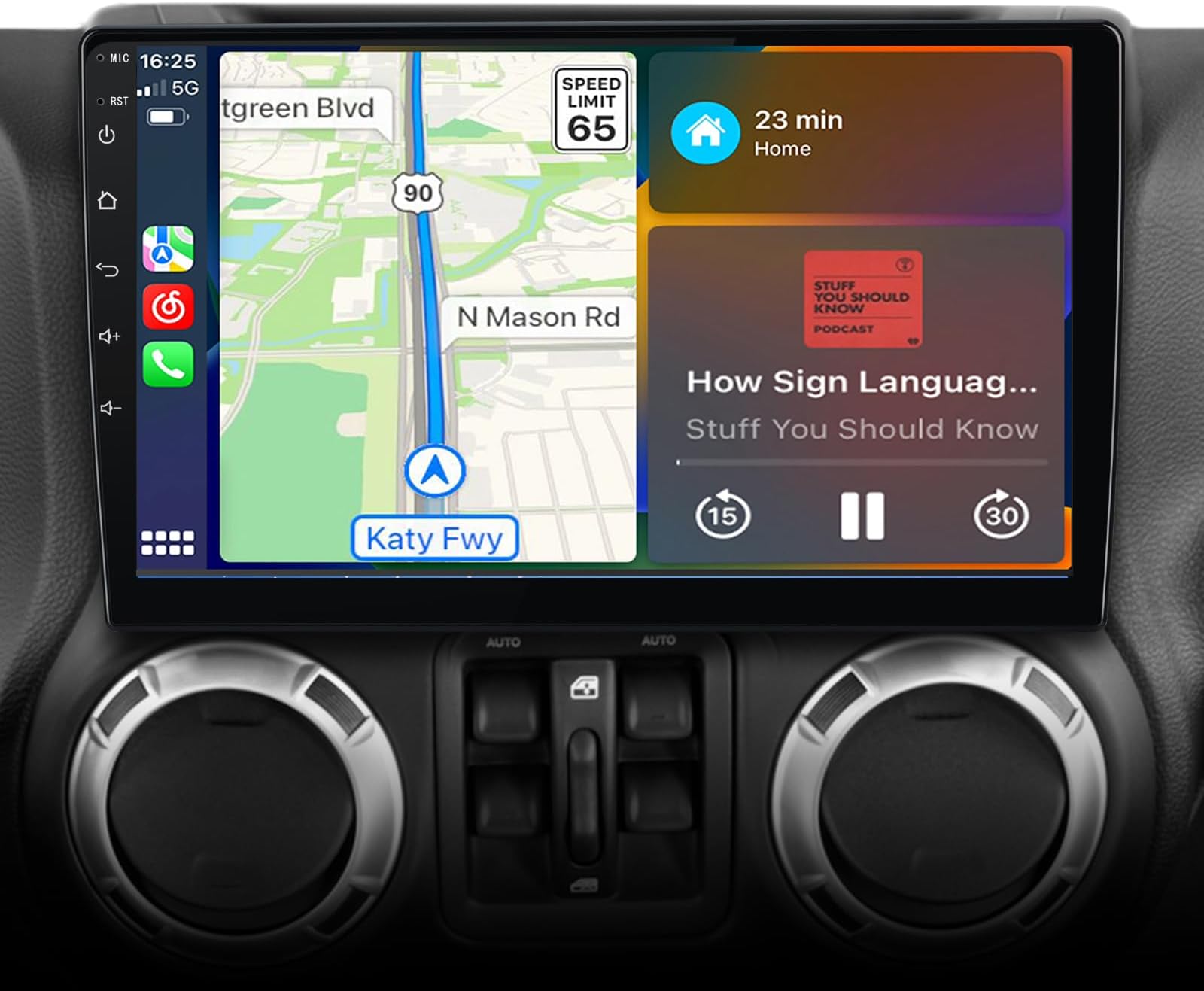 AWESAFE Car Radio Stereo Andriod 12 for Jeep Wrangler JK Compass Grand ...