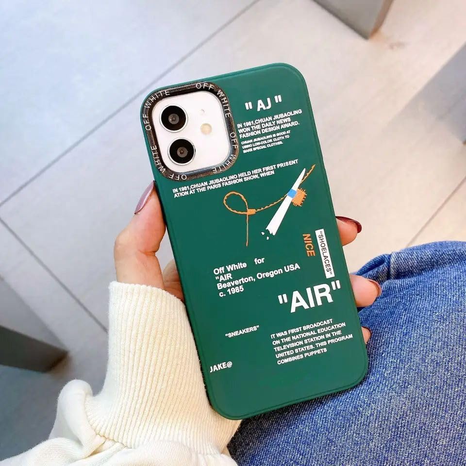 Iphone 12 Creative Design Shockproof Case, Slim Fit Case (Green ...