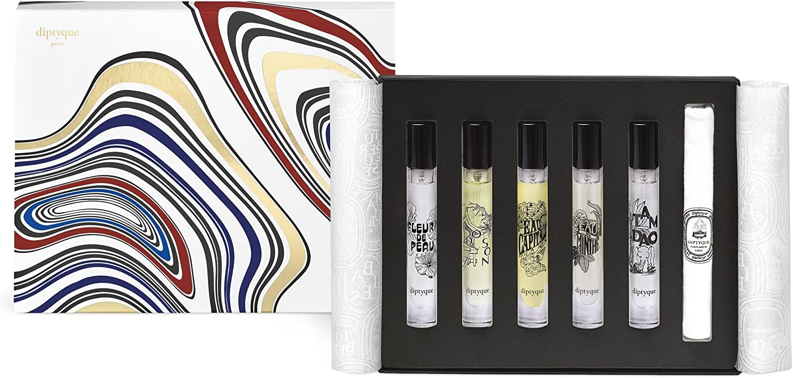 Amazon.com : Diptyque Travel Spray Set of 5 Palette Of Eau De Parfum ...